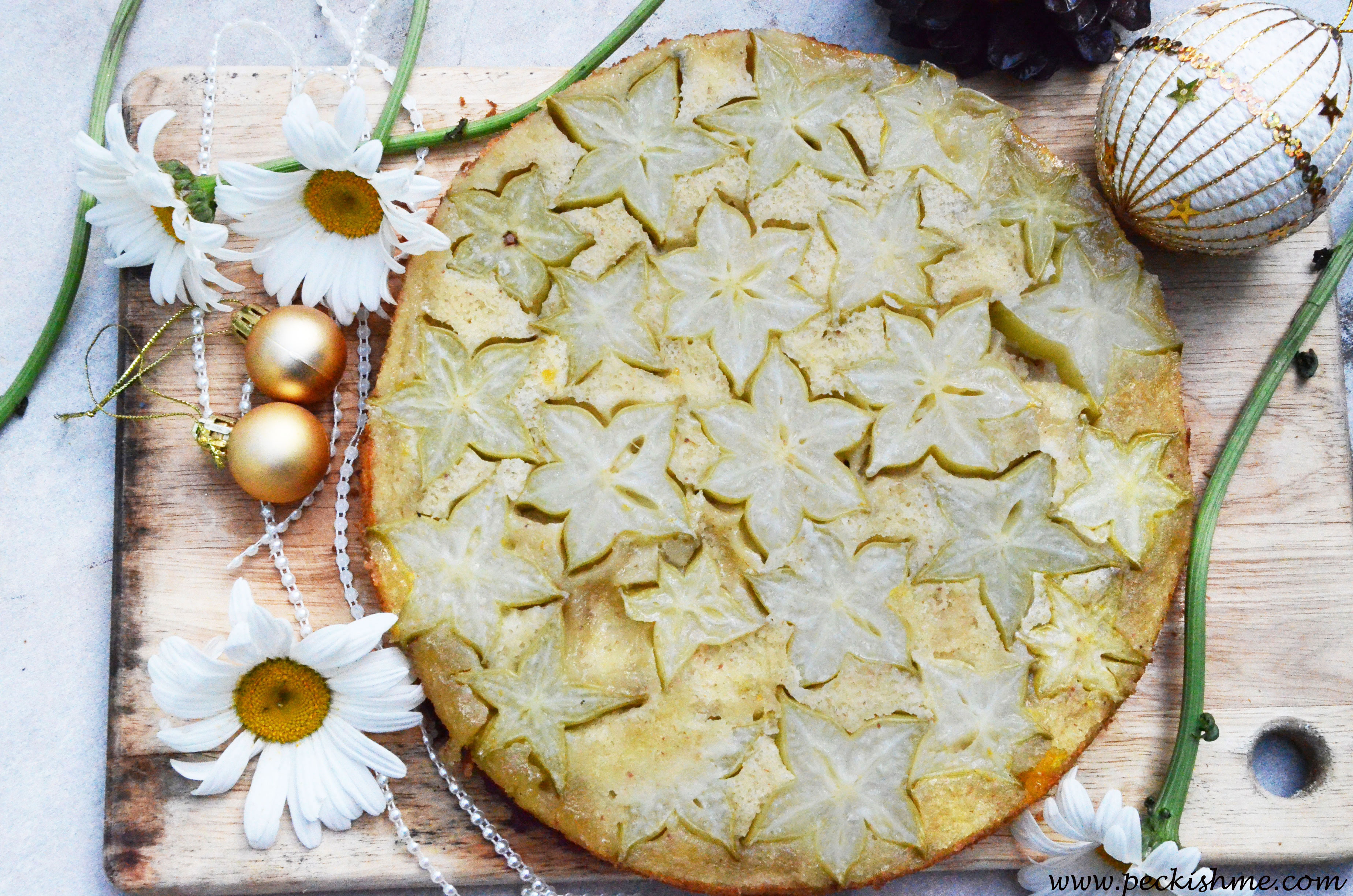 Star Fruit Upside Down Cake