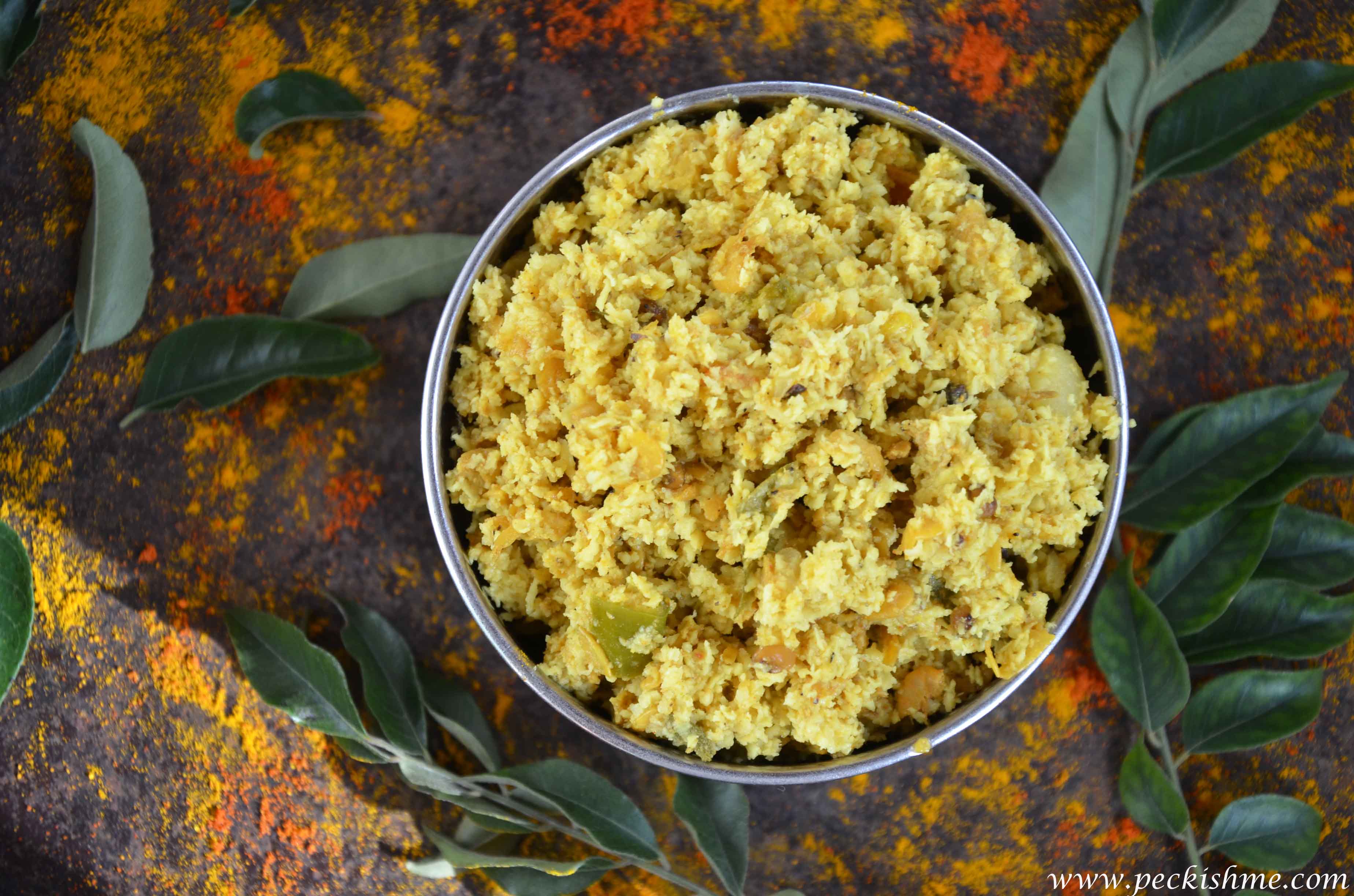 Koonisso Mallum - A Sri Lankan Shrimp recipe | Peckish Me